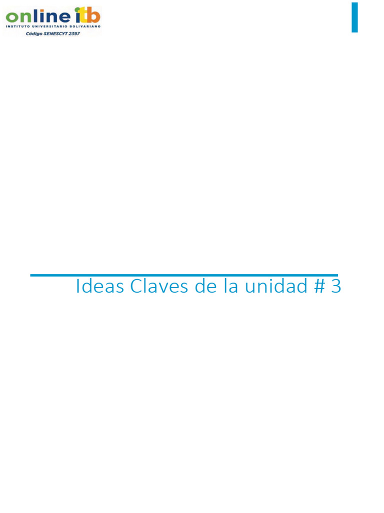 Ideas Claves # 3 | PDF | Planificación | Liderazgo