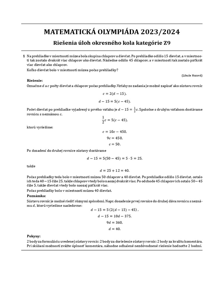 Mo 73 Z9 Okresne Riesenia | PDF
