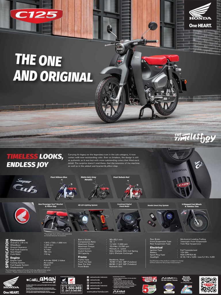 Brosur New Super Cub c125 1 02082021 073115 | PDF