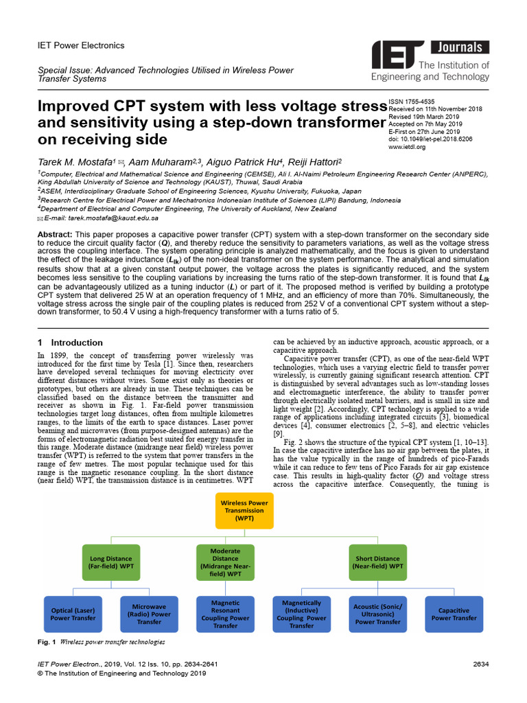 Iet-Pel 2018 6206 | PDF | Capacitor | Transformer
