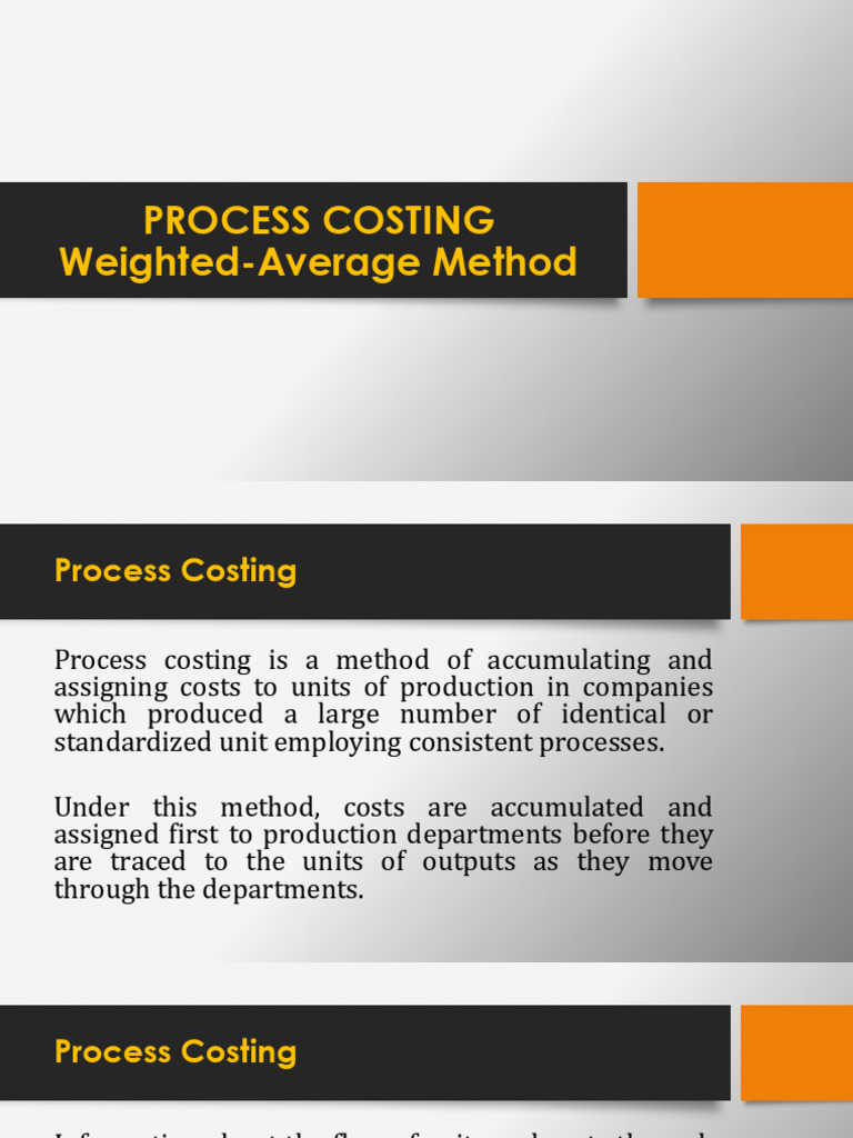 Total Cost in Process Costing Report | PDF | Inventory | Economies