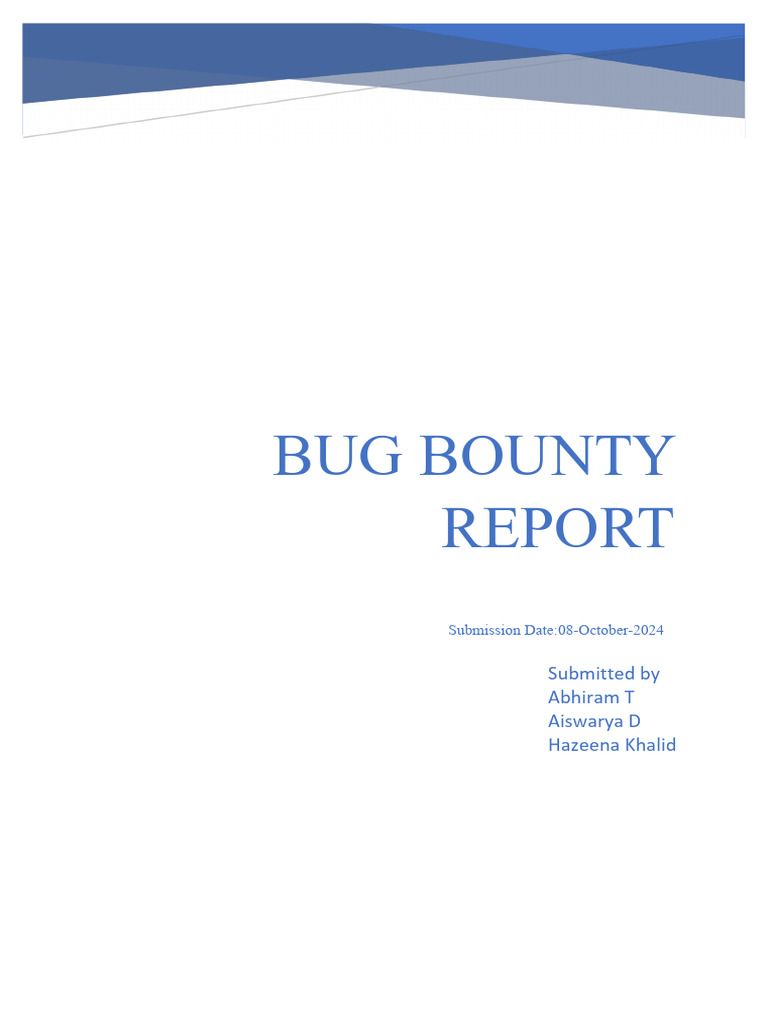 BUG Report | PDF | Domain Name System | Security BUG Report | PDF | Domain Name System | Security