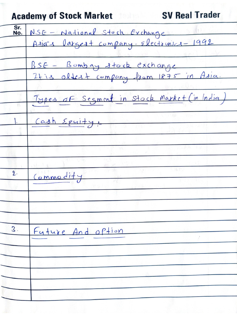 Trading Notes | PDF