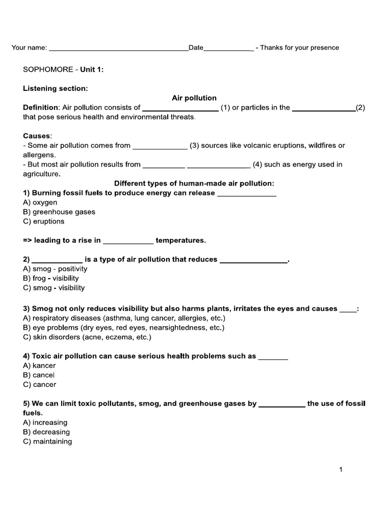 New SO U1 - 9 Bản 2 Mặt | PDF