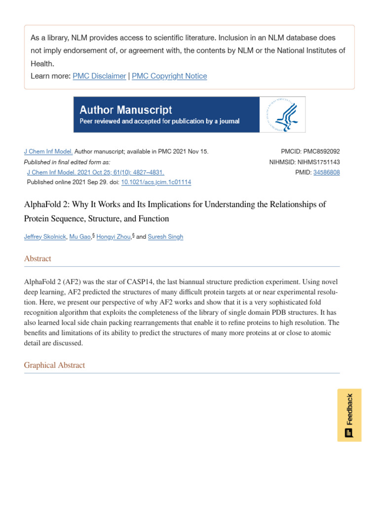 AlphaFold 2 - Why It Works and Its Implications For Understanding The Relationships of Protein ...