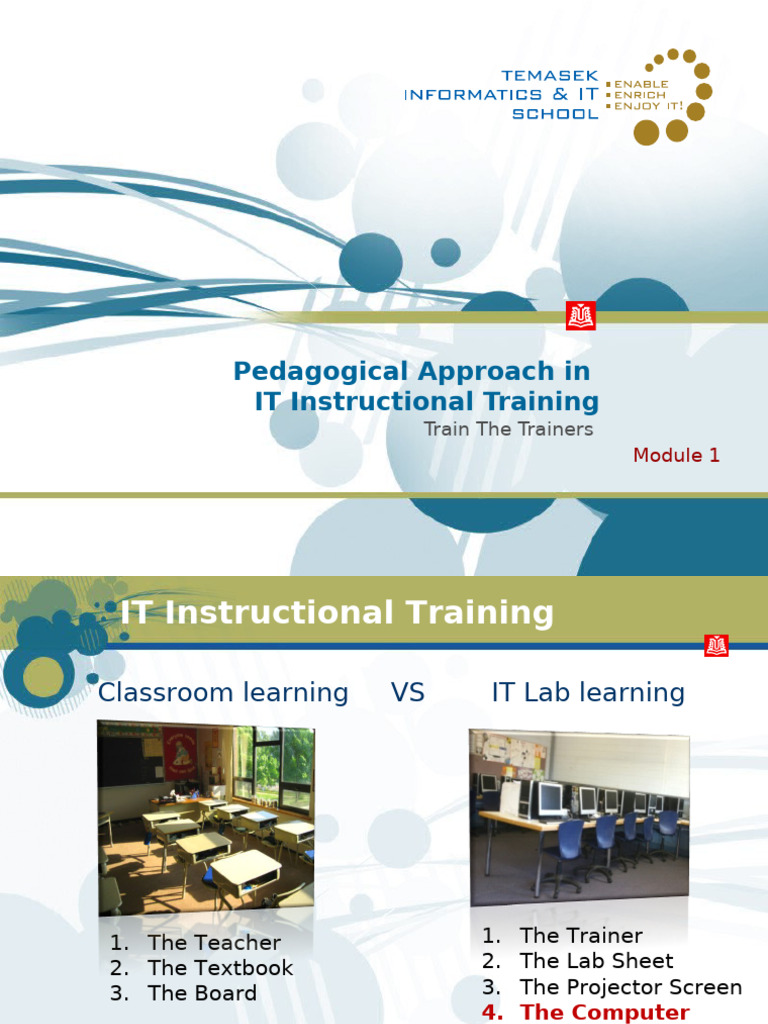IT Training Pedagogy: Trainer's Guide | PDF | Learning | Lesson Plan