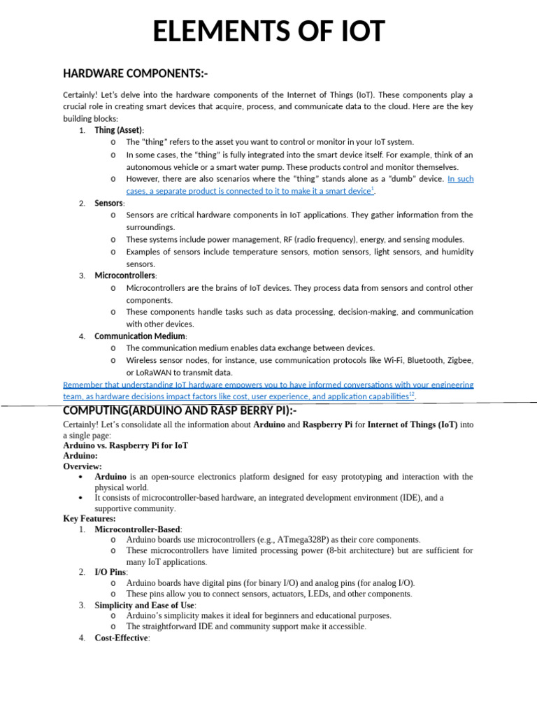 Hardware Components | PDF | Transmission Control Protocol | Radio Frequency Identification