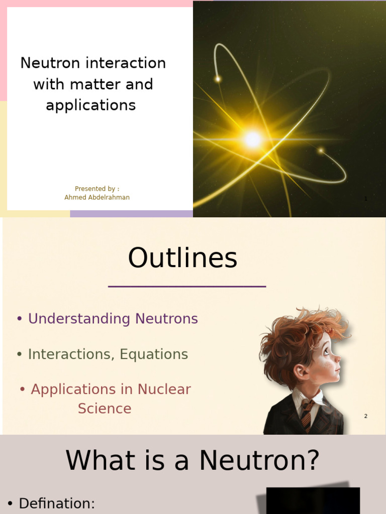 Neutron Interaction | PDF | Neutron | Nuclear Physics
