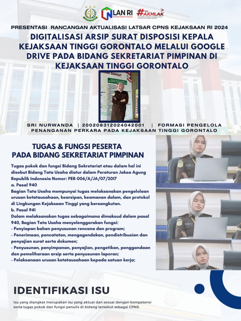 Kejaksaan Tinggi Gorontalo - Sri Nurwanda | PDF | Bisnis | Komputer