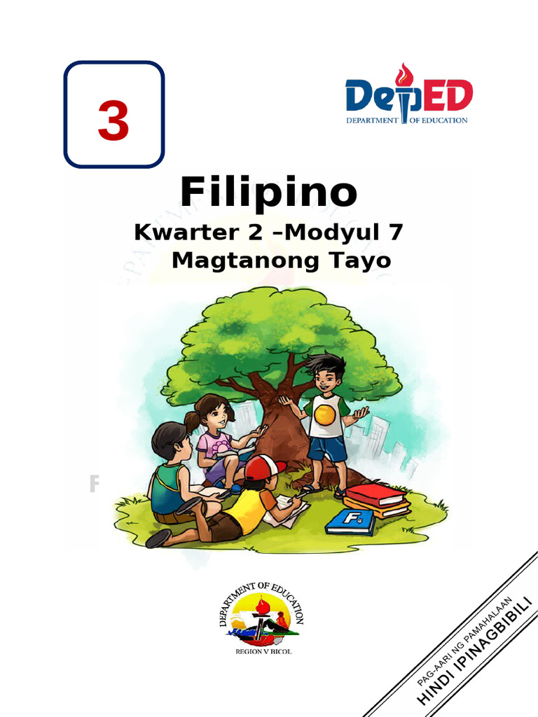 Filipino 3 q2 Module 7 Mores | PDF