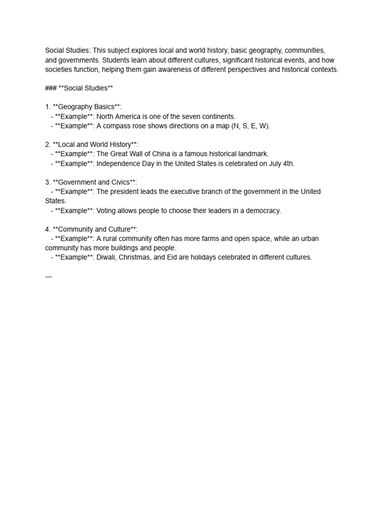 Class 5 SST 1 | PDF