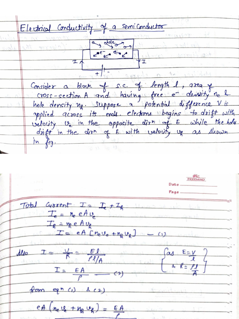 Class Xii Physics PN - Junction Diode | PDF