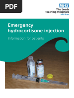 Hydralazine Injection Protocol | PDF