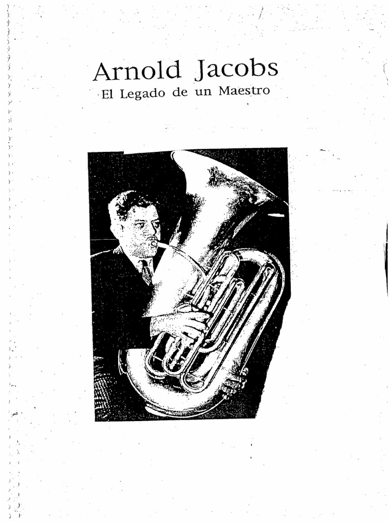 Arnold Jacobs El Legado de Un Maestro PDF Compress | PDF