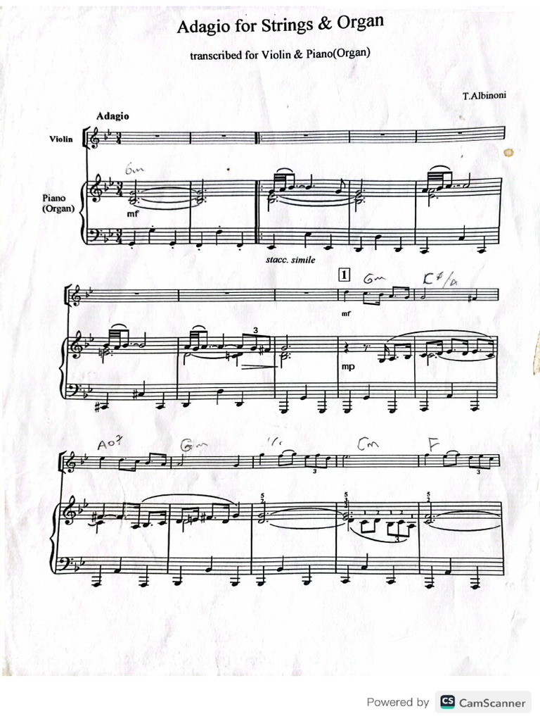 Adagio Albinoni | PDF
