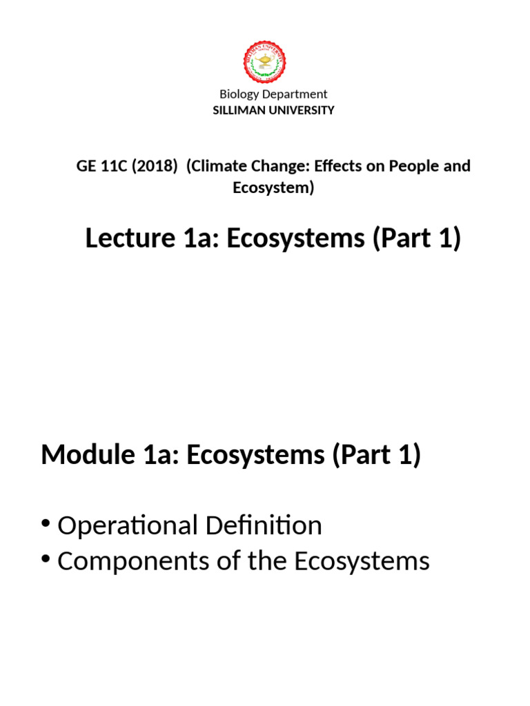 Ecosystems: Biotic and Abiotic Components | PDF | Ecosystem | Carbon Dioxide