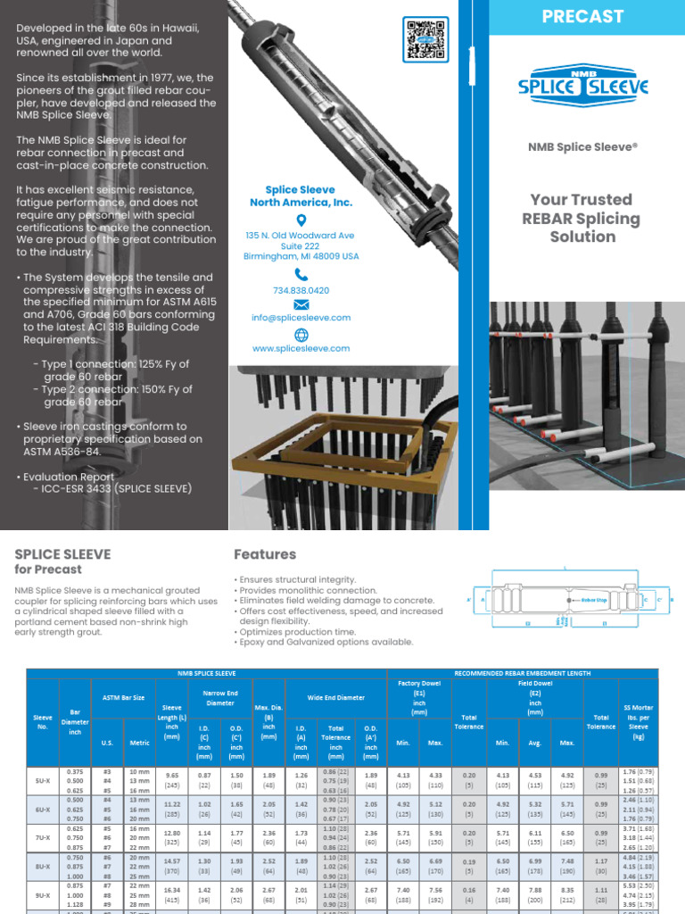 NMB Splice Splice Sleeve - Specs | PDF | Building Technology | Materials