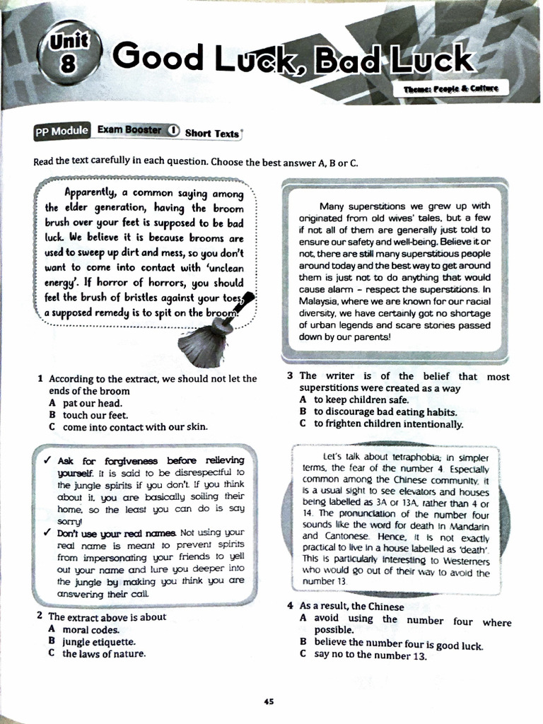 Superstition PG 45-63 | PDF | Superstitions | Folklore