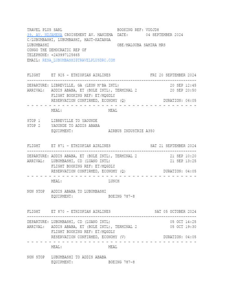 Billet 1 | PDF | Transport Companies | Aircraft