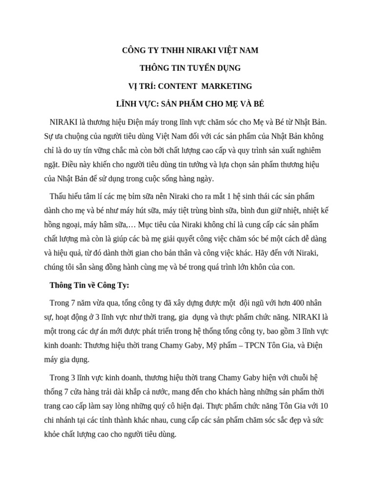 JD Content Marketing New | PDF