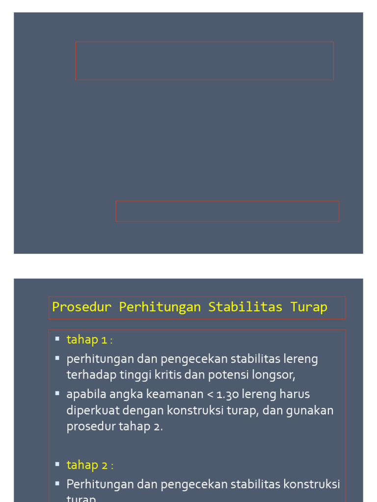 Desain Turap Dan Contoh Perhitungan | PDF