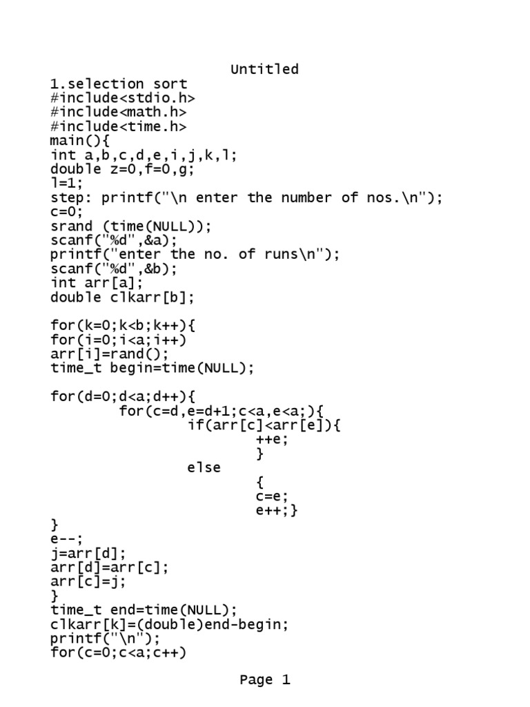Untitled - Notepad | Computer Programming | Computing