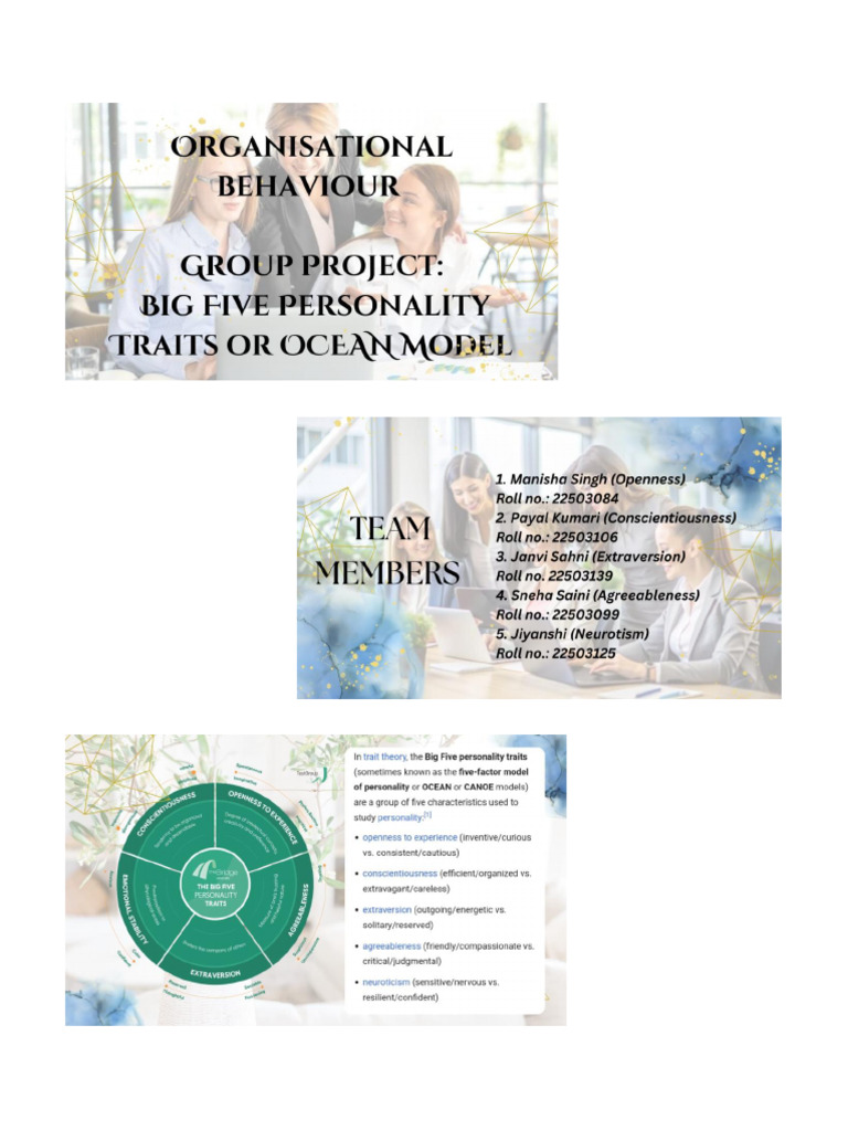 Big Five Personality Types | PDF | Extraversion And Introversion ...