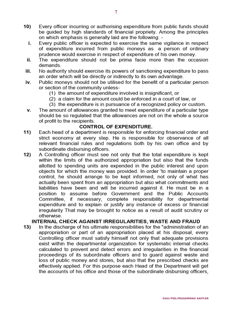 GFR Compliance and Financial Oversight | PDF | Government Spending ...