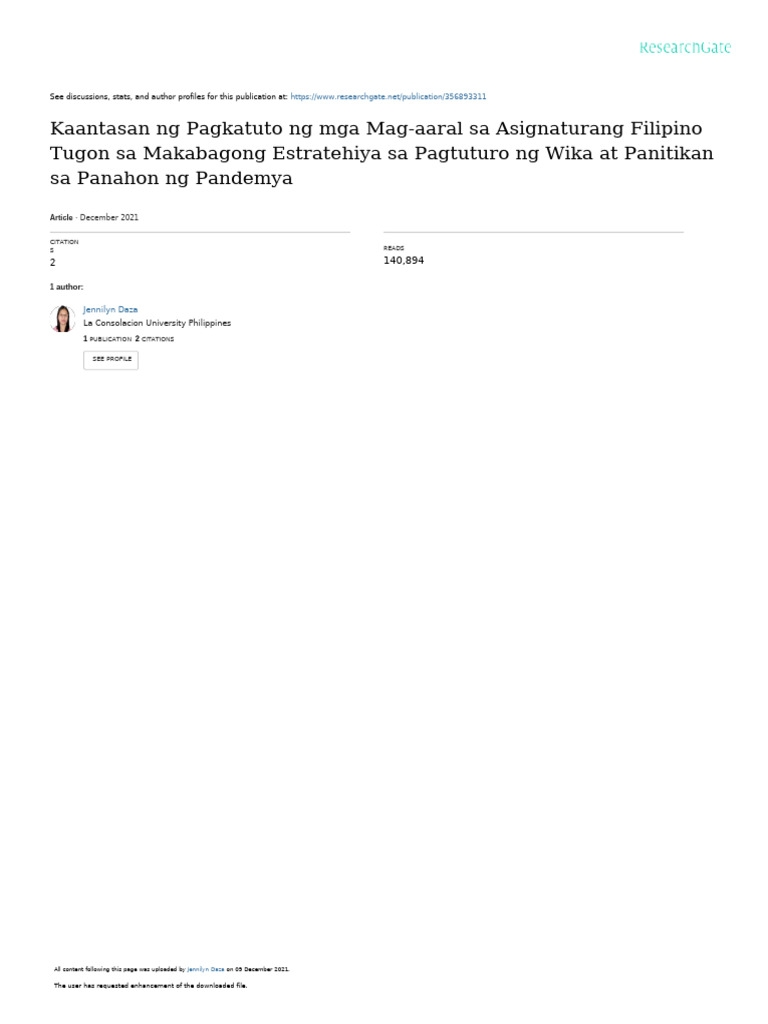 Takdang Aralin | PDF