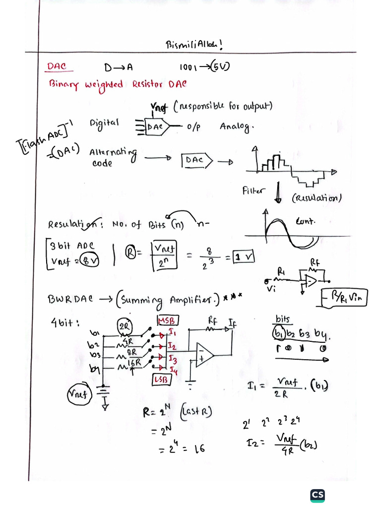 DAC Derivation With Math | PDF