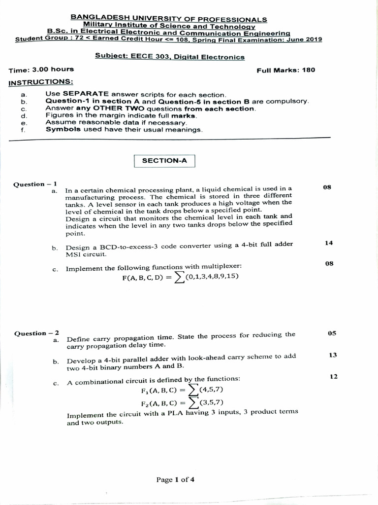 DLD (2019) | PDF | Computer Engineering | Computing
