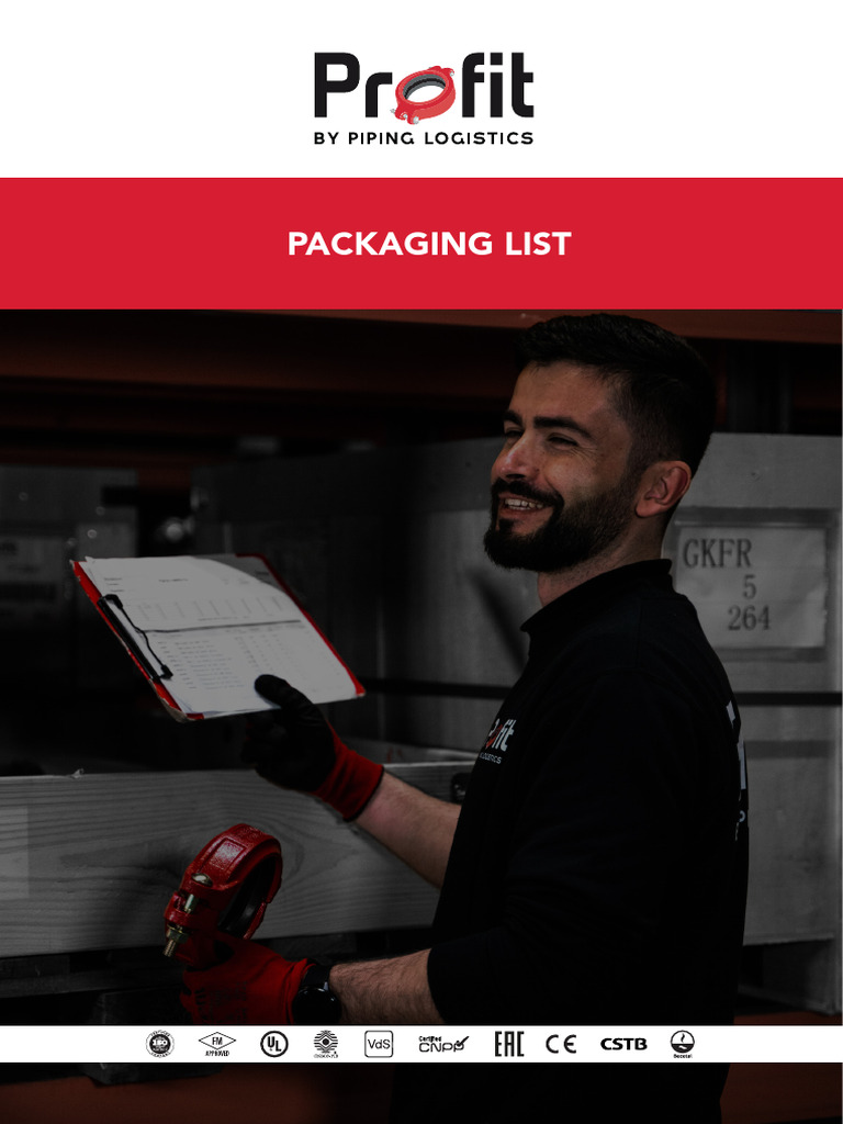 Profit Packaging List | PDF | Valve | Gas Technologies