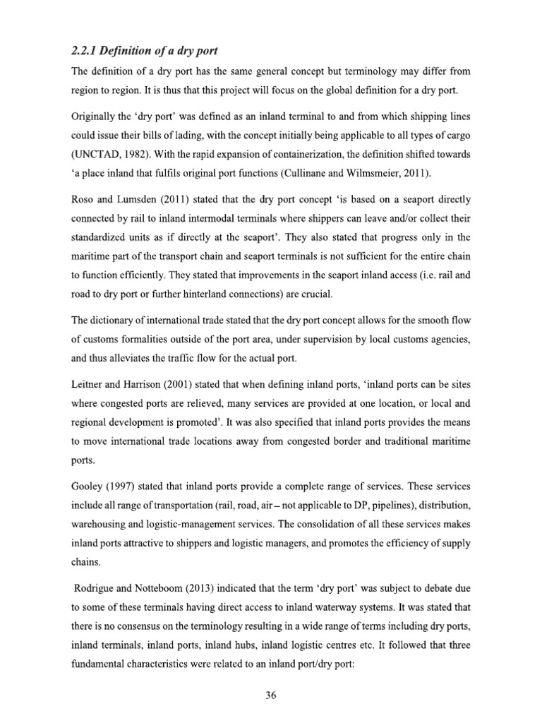 Concept of Dry Ports | PDF