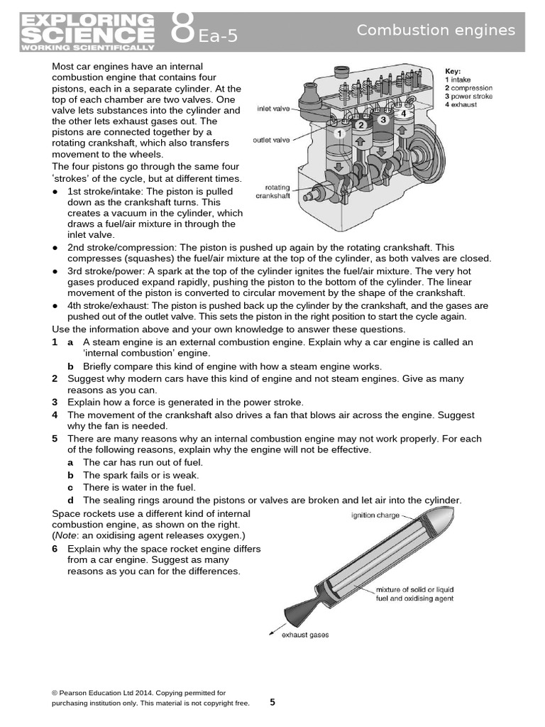 8ea5 Combustion Engines | PDF | Internal Combustion Engine | Engines