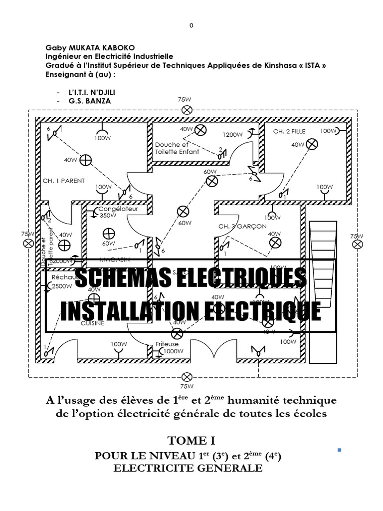 Cours de Schémas Électriques PDF | PDF | Interrupteur | Électricité
