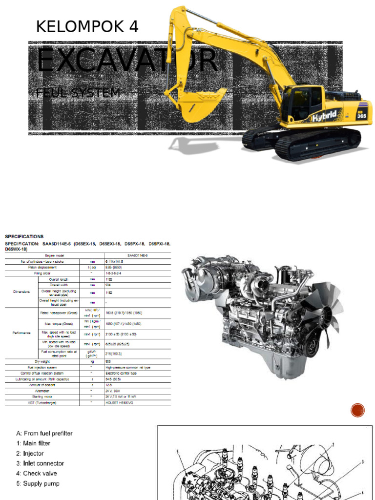 Excavator Fuel Sistem | PDF