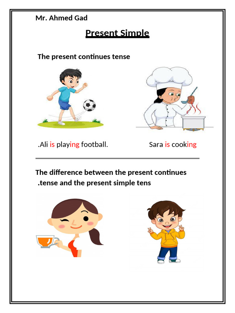 Present Simple & Demo | PDF