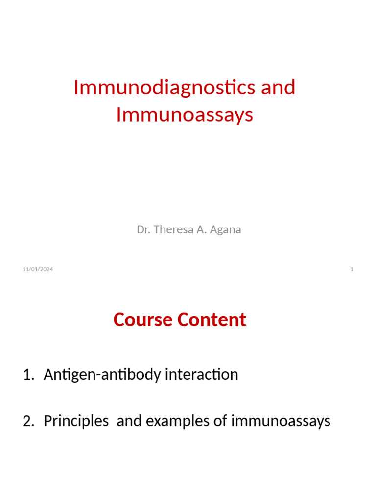 Immunodiagnostics and Immunoassay 2024 | PDF | Immunoassay | Elisa