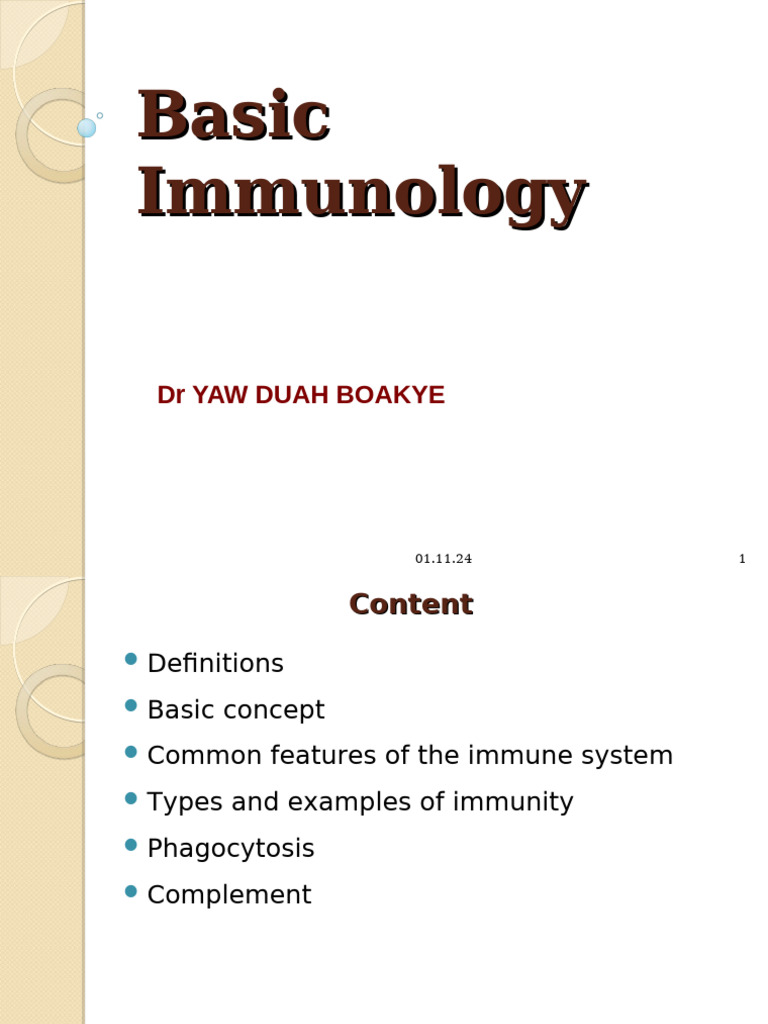 Basic Immunology | PDF | Antigen | Immune System