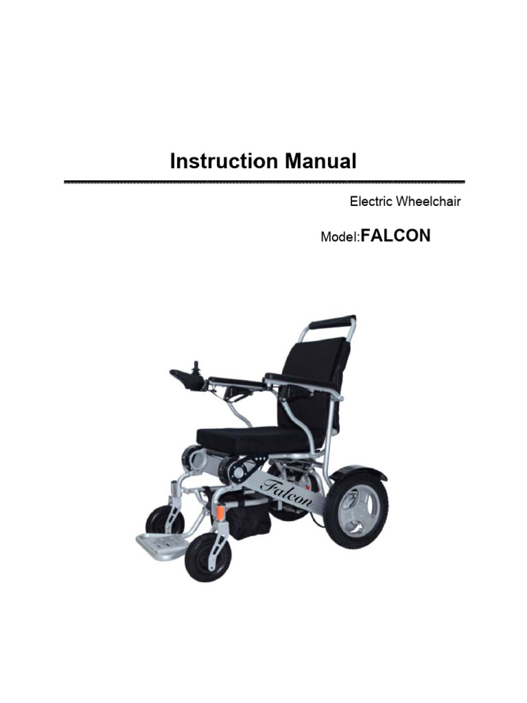 Falcon Manual 2 | PDF | Wheelchair | Electric Motor
