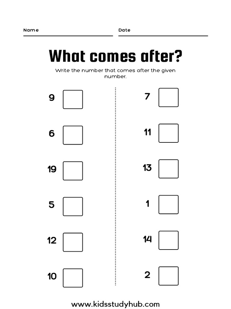 After Number | PDF