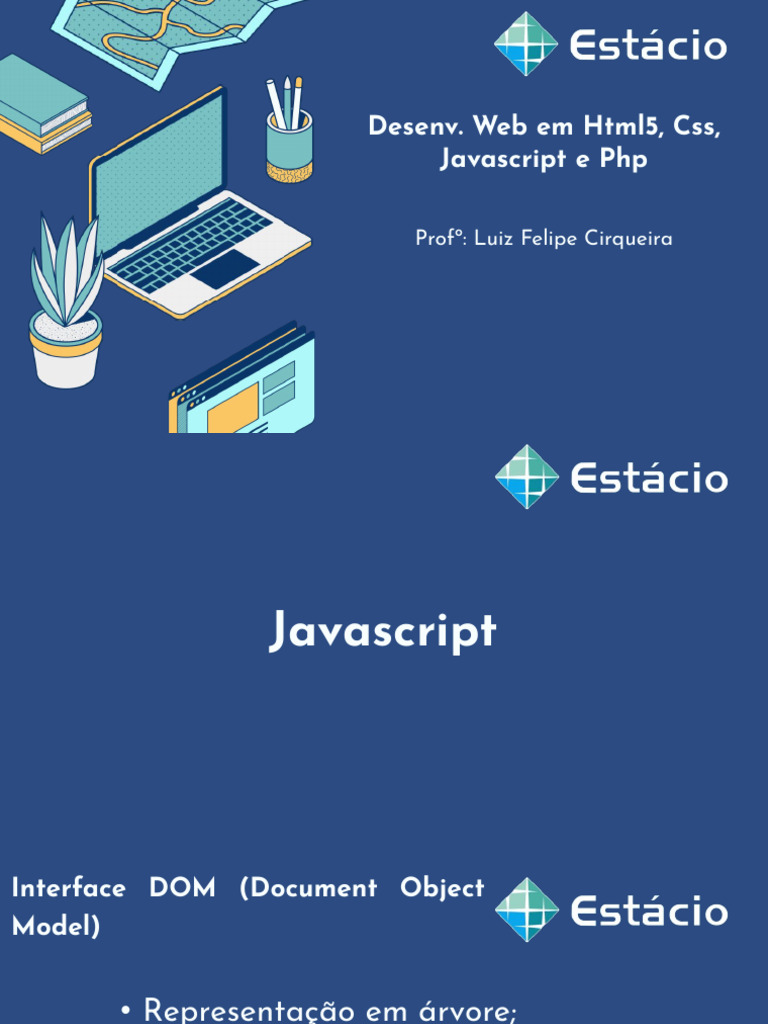 Fundamentos de JavaScript e DOM | PDF | Modelo de Documento por Objetos ...