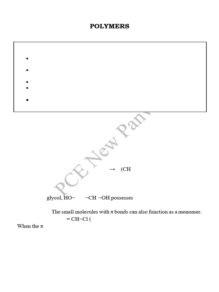 2 - Polymers | PDF | Polymers | Molecules