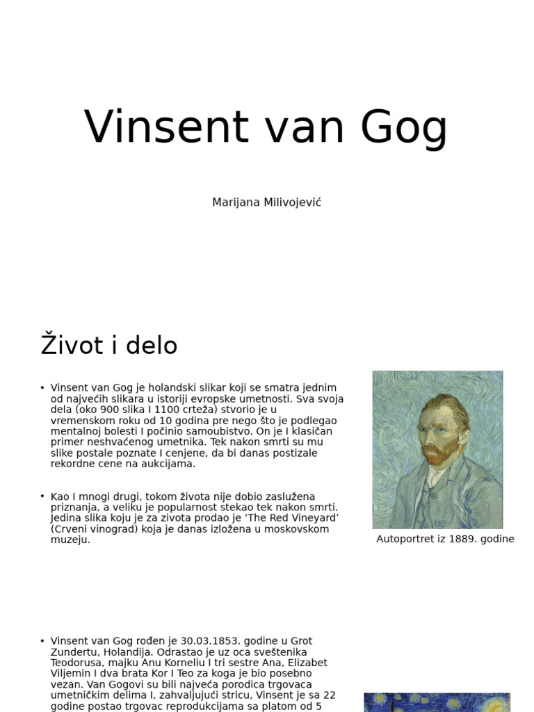 Vinsent Van Gog | PDF