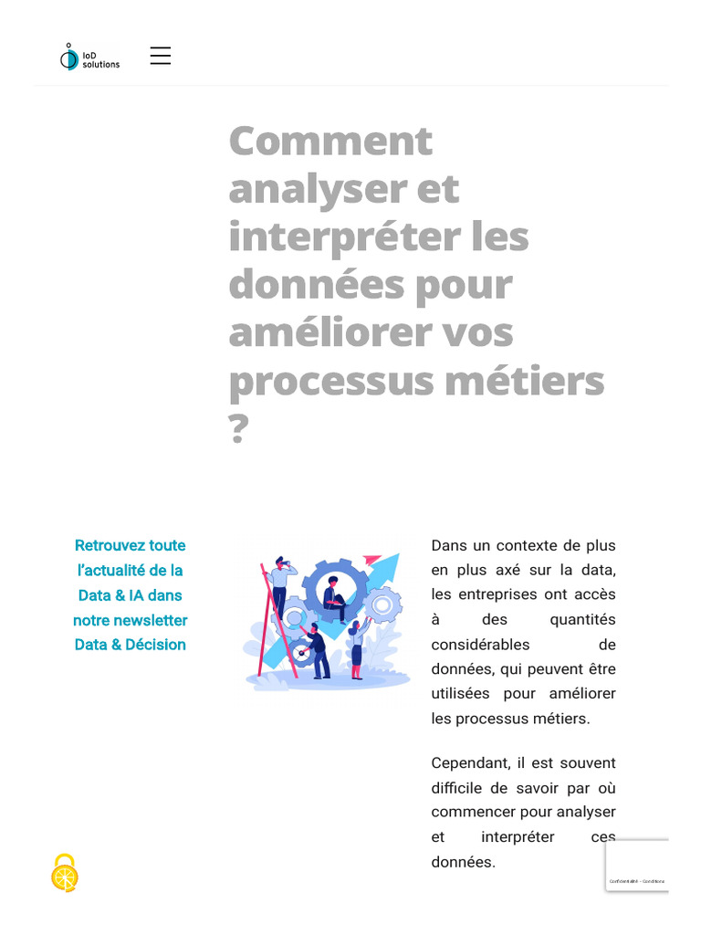 Analyse des données pour améliorer les processus | PDF | Business ...