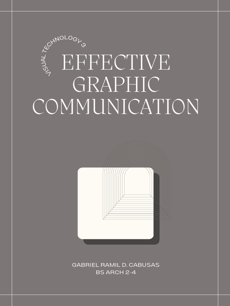 Graphic Design and Presentation 5 Effective Ways For Graphic Communication | PDF | Career & Growth