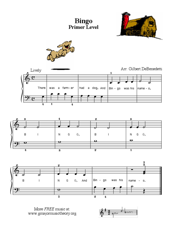 Bingo The Dog Sheet Music | PDF