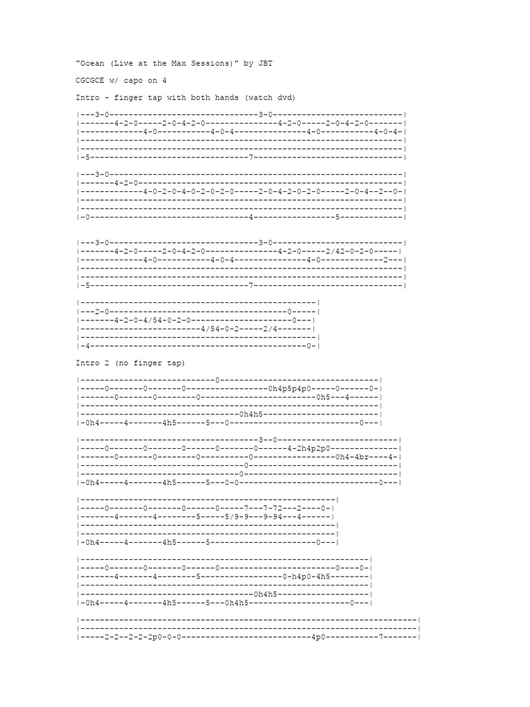 Ocean | PDF | Chordophones | String Instruments