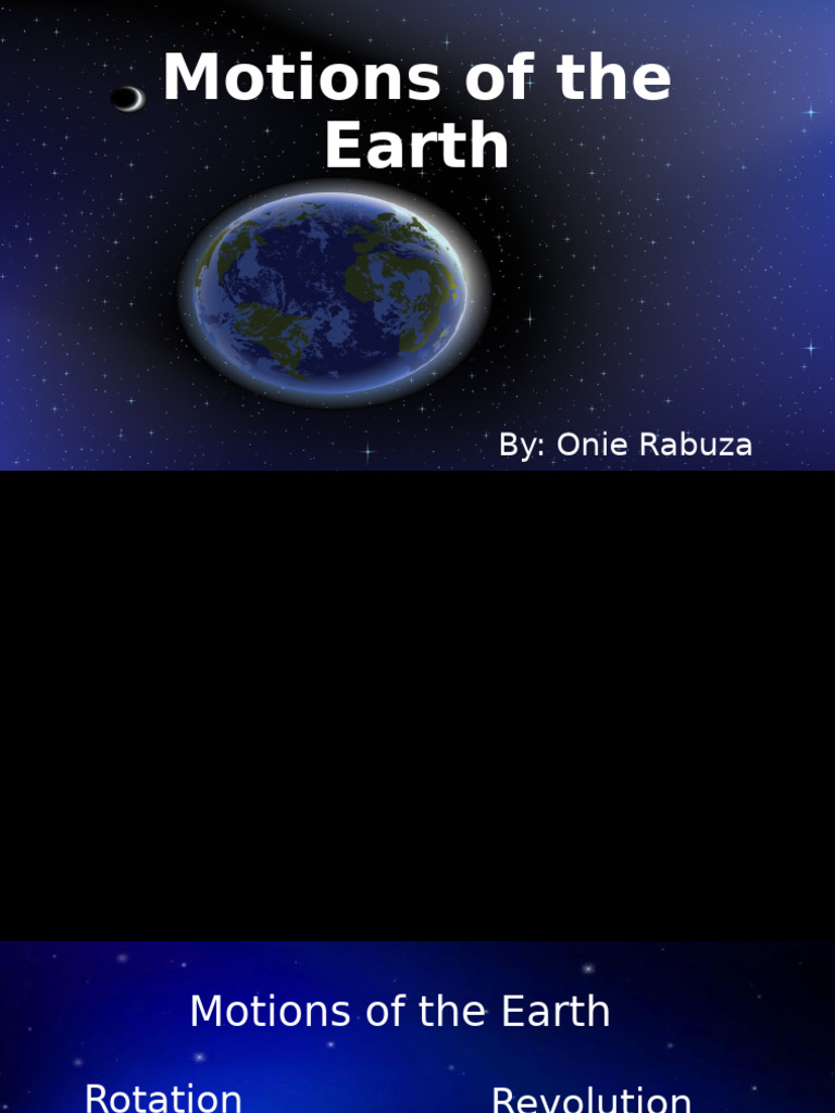 Earth's Rotation and Revolution Facts | PDF