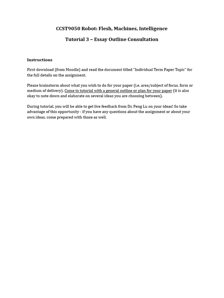 Tutorial 3 Consultation Instruction Pdf